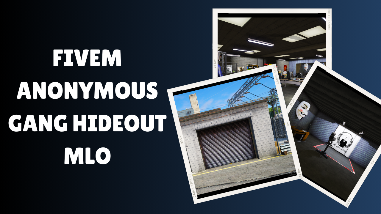 FiveM Anonymous Gang Hideout MLO - Ultimate Secret Base