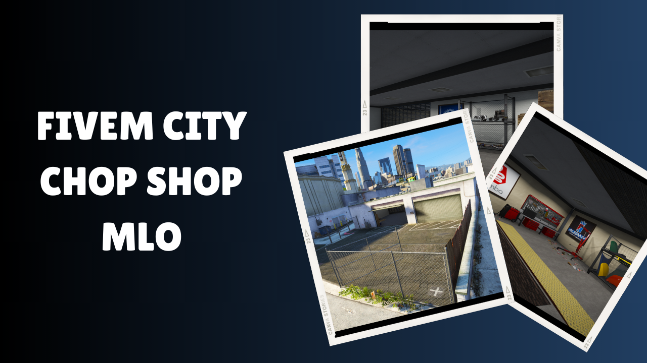 FiveM Cidade Chop Shop MLO - Realistic Mechanic Setup