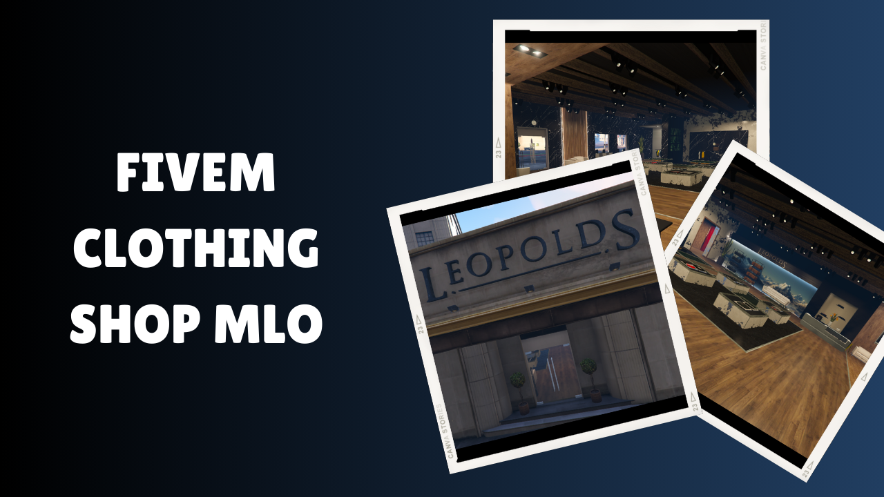 FiveM Clothing Shop MLO: Premium Virtual Shopping.
