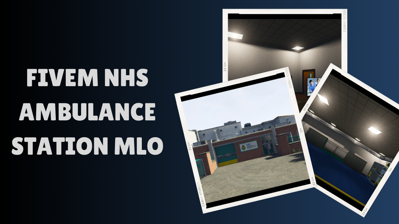 FiveM NHS Ambulance Station MLO for Realistic Roleplay