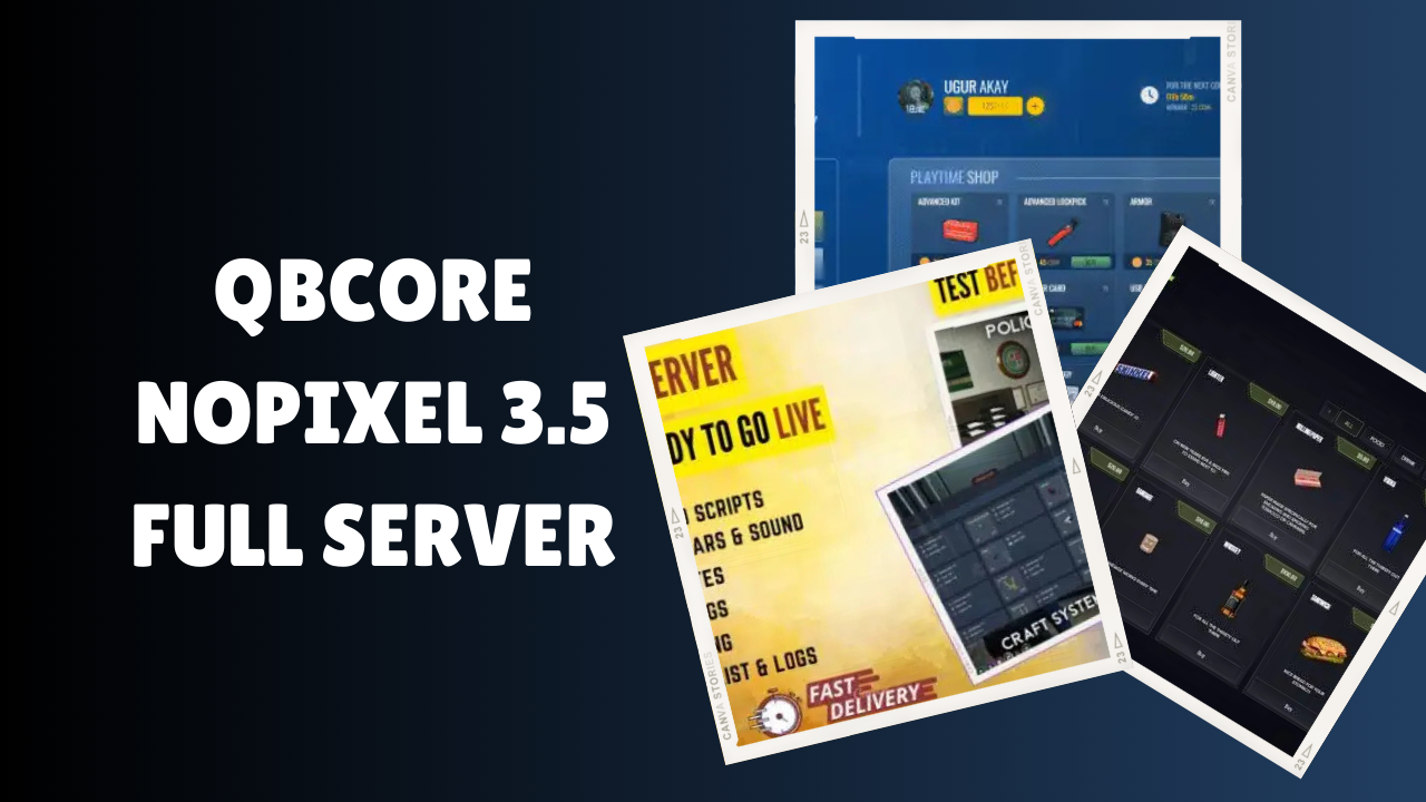 QBcore Nopixel 3.5 Servidor Completo: Experiência Premium FiveM