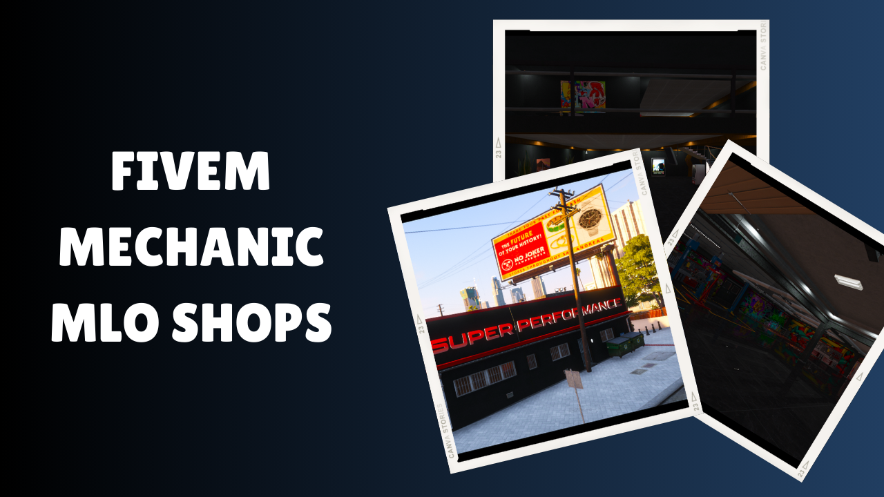 FiveM Mechanic MLO Shops for Realistic Roleplay Game