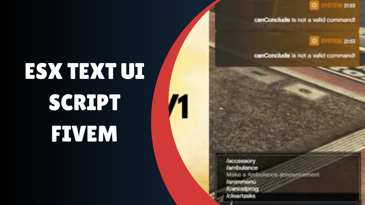 Script de Interface de Texto ESX FiveM - Personalize a UI do Seu Servidor