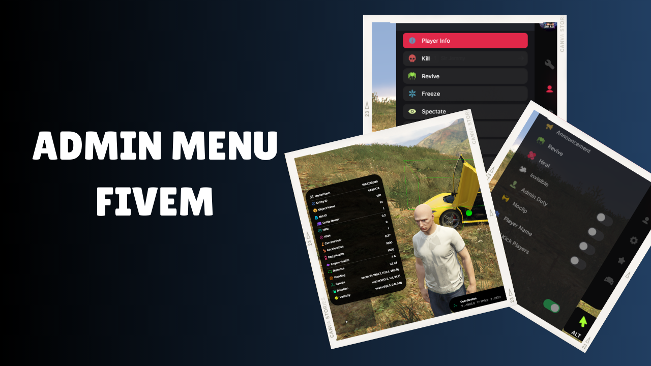 Admin Menu FiveM - Ultimate Server Management Tool