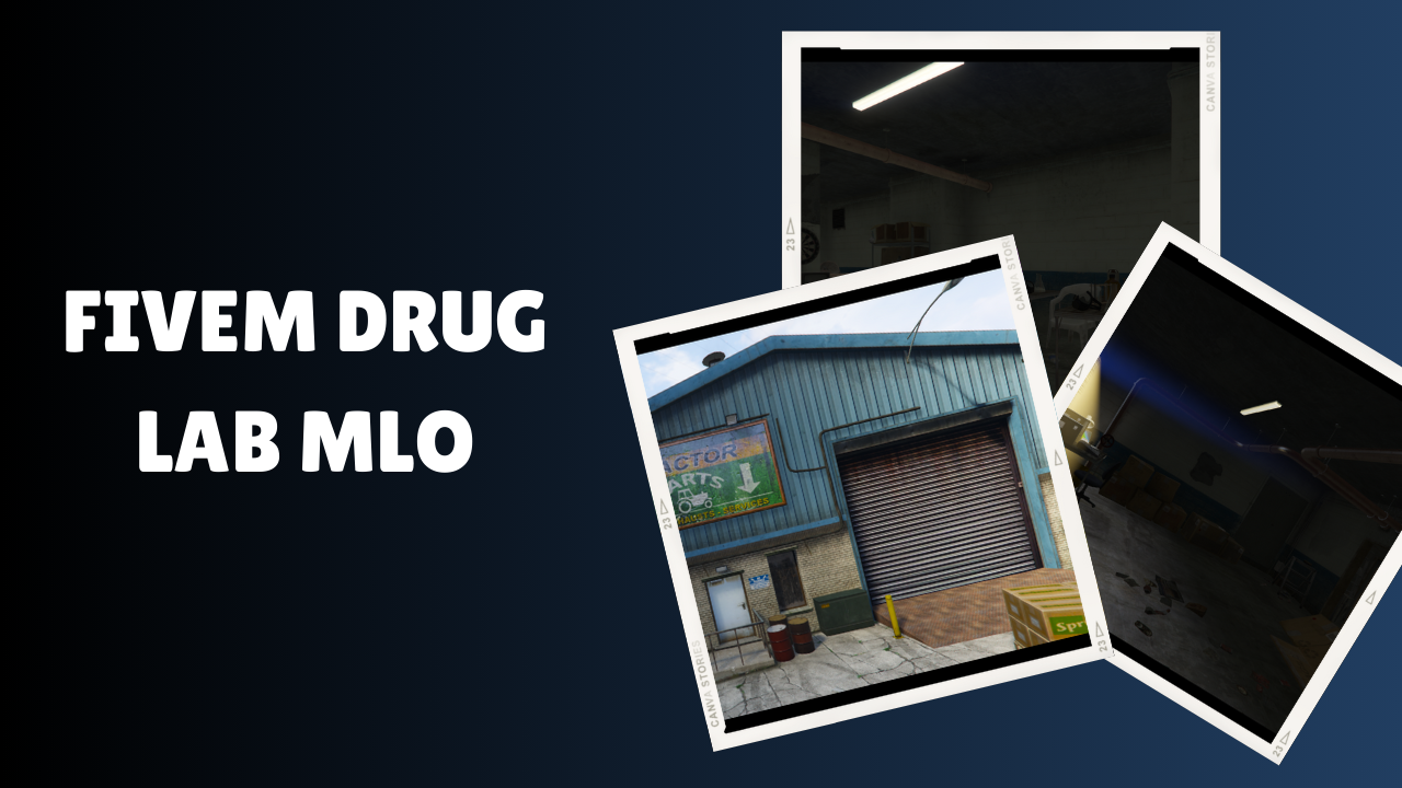 FiveM Drug Lab MLO - Realistic Role-Play Environment
