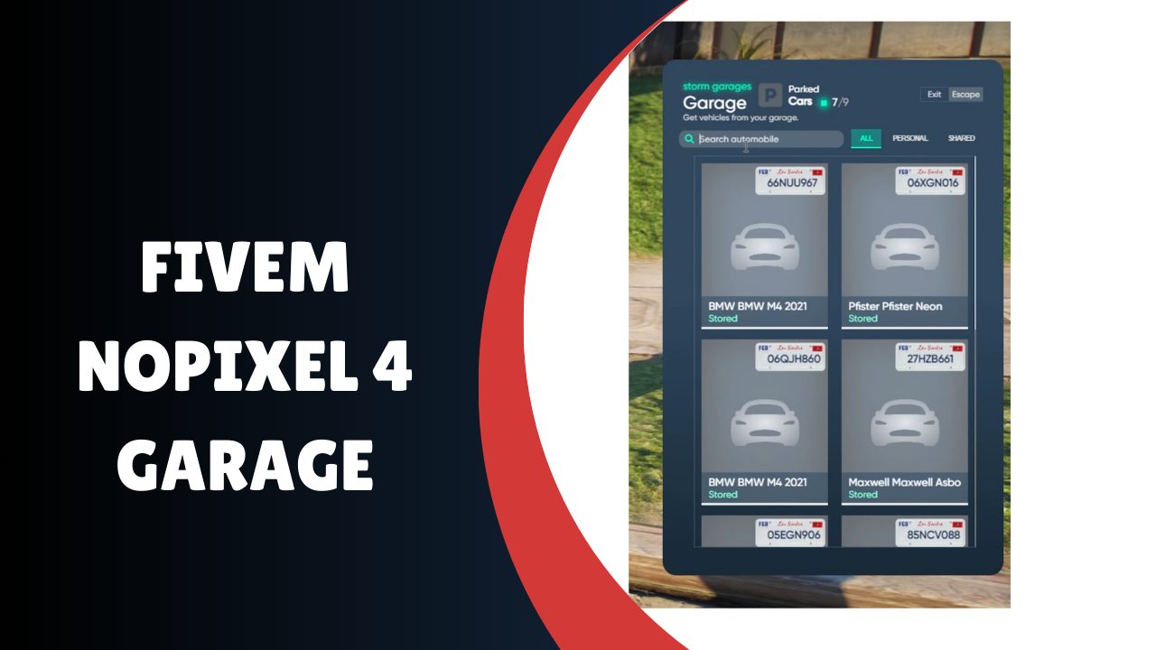FiveM Nopixel 4 Garage - Revolutionize Your Server