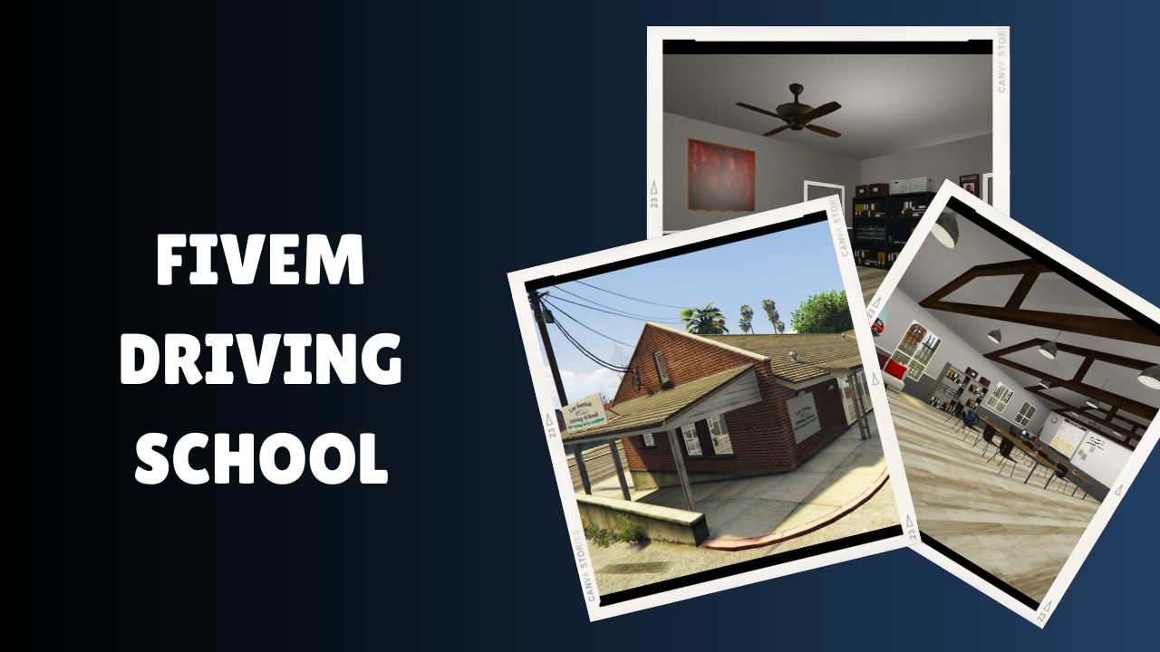 FiveM Driving School: Ultimate FiveM DMV MLO Experience